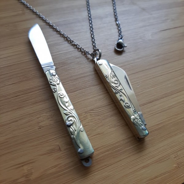 Collier mini couteau Columbus